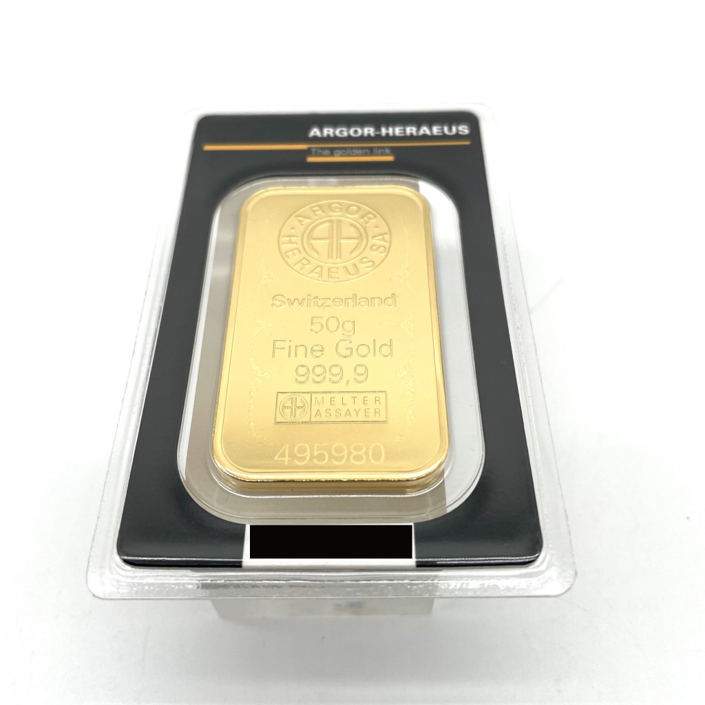 Argor Heraeus | 50 Gramm | Goldbarren im Blister - Clever & Smart Shoppen