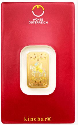 5 Gramm Goldbarren Münze Österreich Kinebar - Clever & Smart Shoppen
