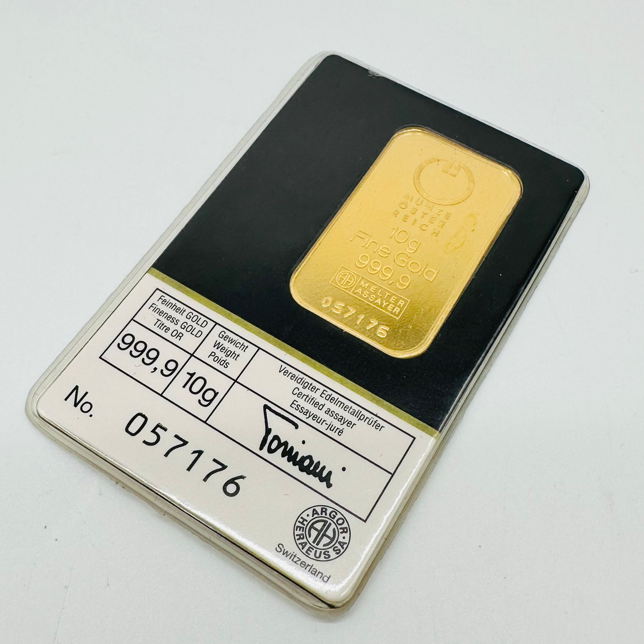 Münze Österreich | 10 Gramm | Goldbarren | 999,9/1000 Gold - Clever ...